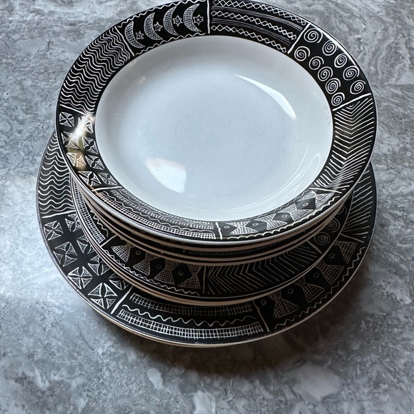 Sakura | Dining | Rare Vintage Sakura 6pc Place Setting Batik Pattern ...